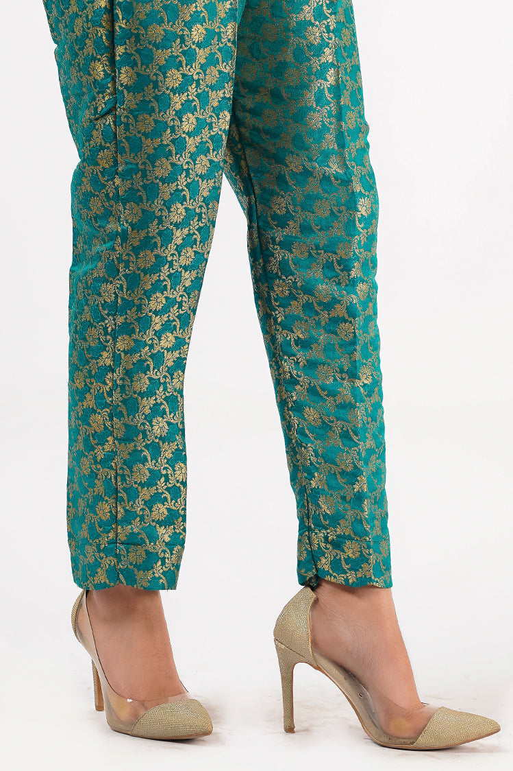 green jamawar trouser – Ellena